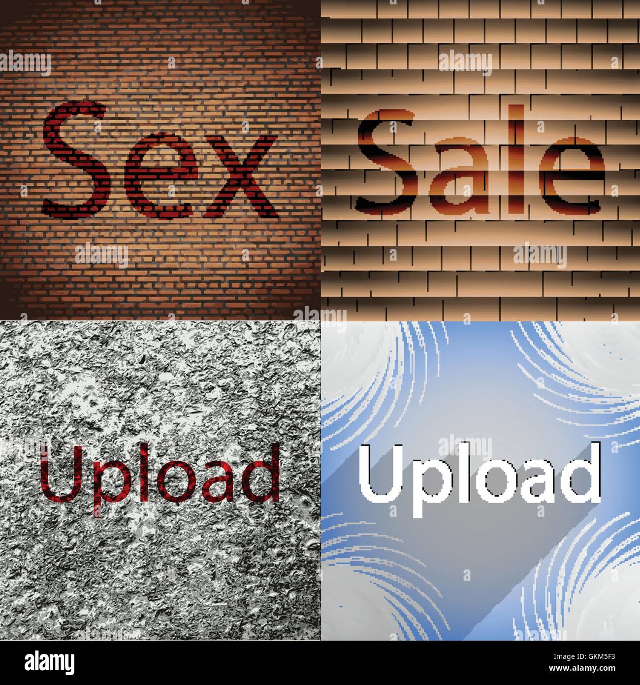 Set of the most popular web design icons on abstract background Stock ...