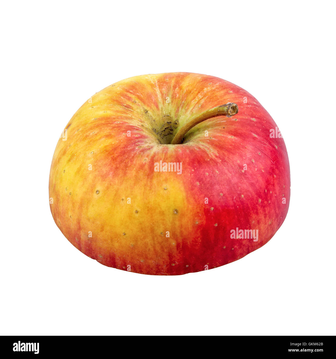 Cut apple isolated on a white background Stock Photo - Alamy