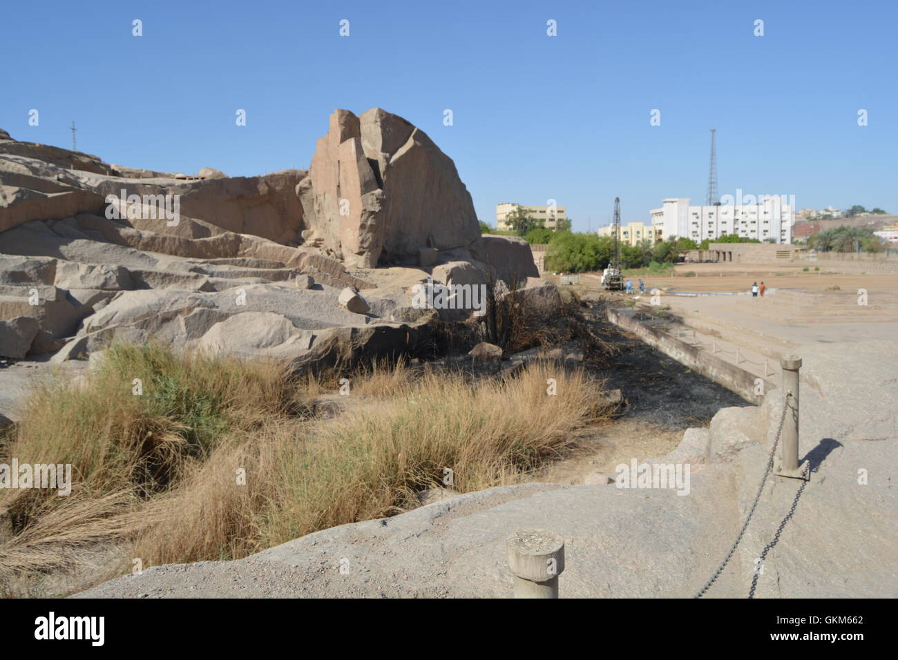 Unfinished obelisk Aswan, Egypt Stock Photo - Alamy