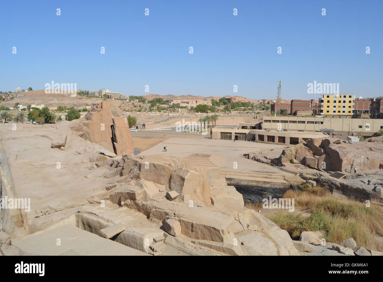 Unfinished obelisk Aswan, Egypt Stock Photo - Alamy