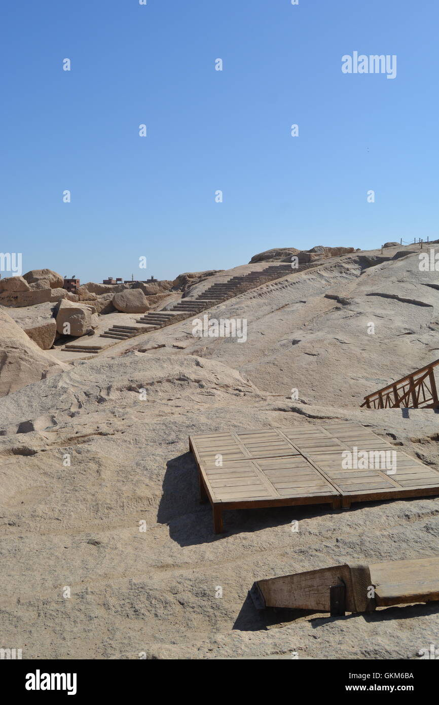 Unfinished obelisk Aswan, Egypt Stock Photo - Alamy