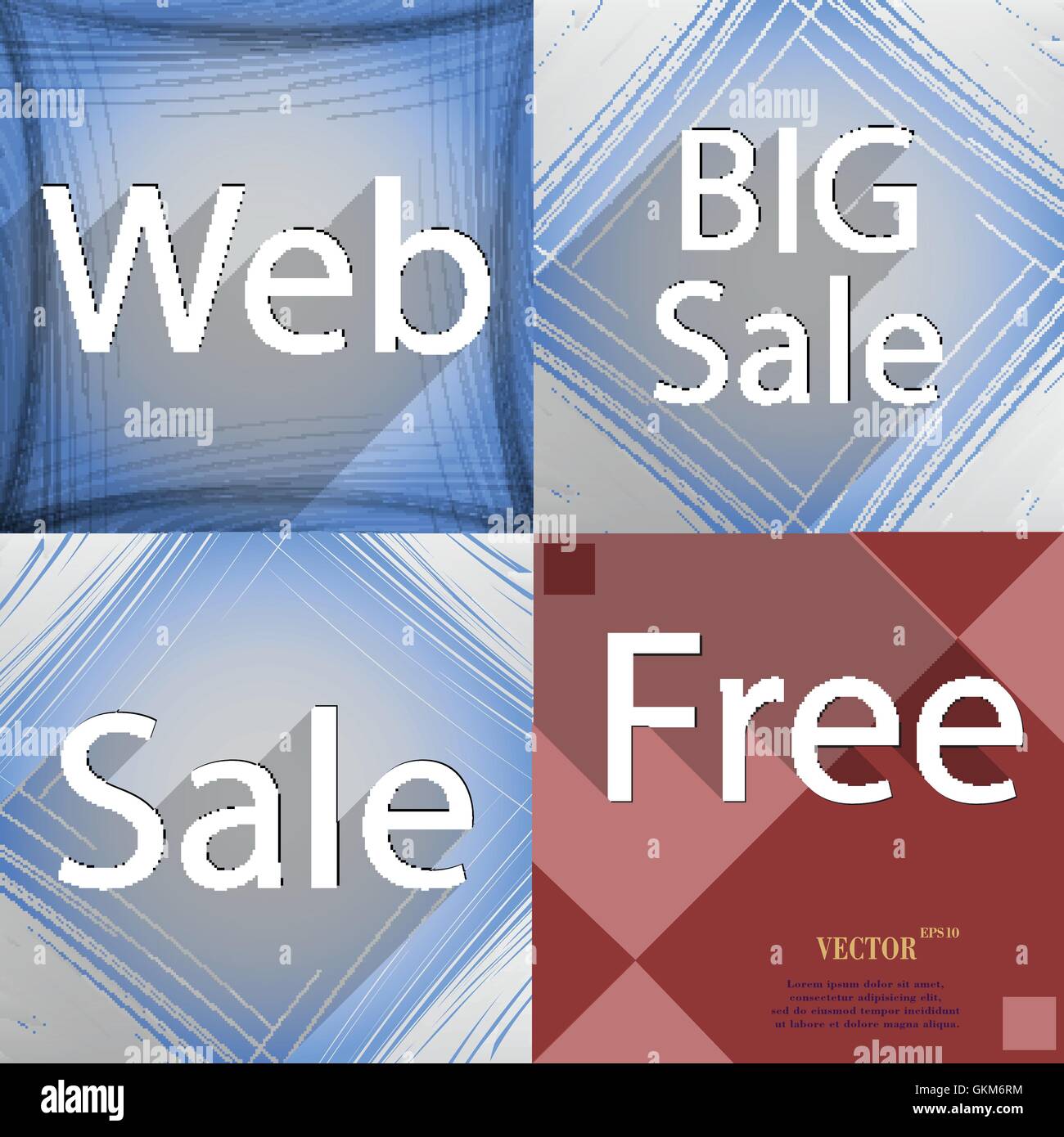 Set of the most popular web design icons on abstract background Stock ...