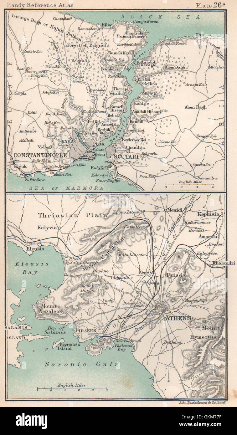 Bosphorus map hi-res stock photography and images - Alamy