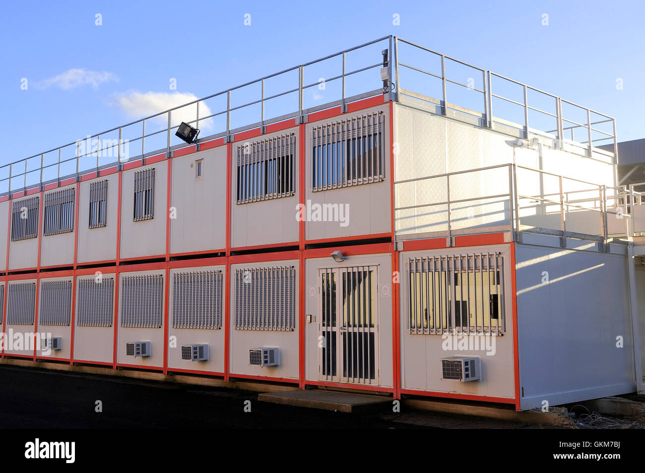 Modular office site Stock Photo - Alamy