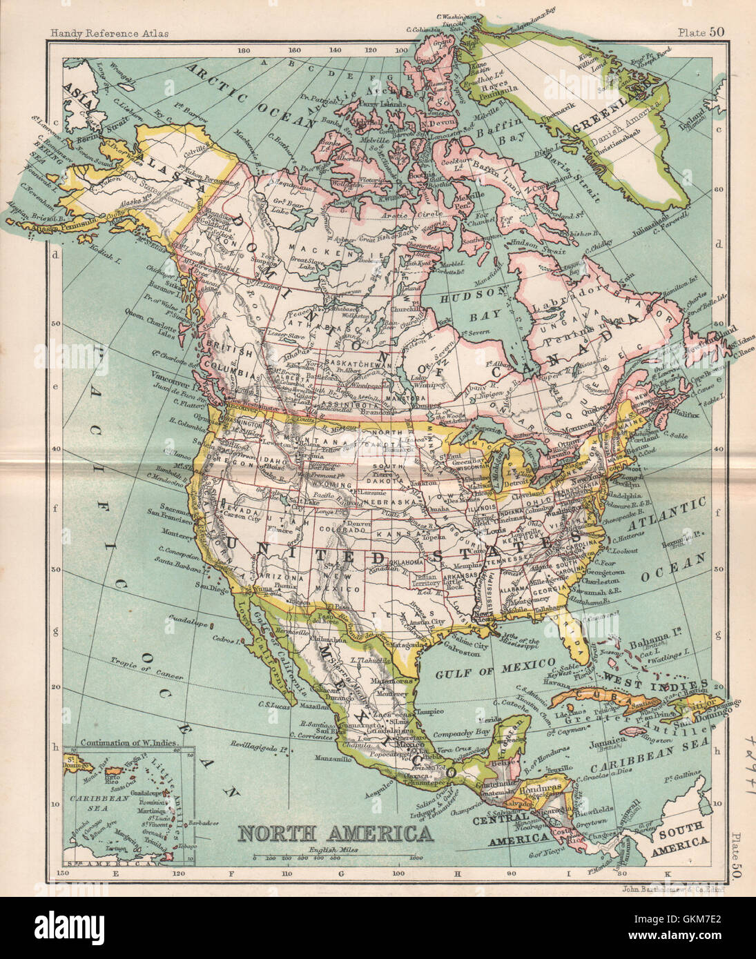 1904 canada map hi-res stock photography and images - Alamy