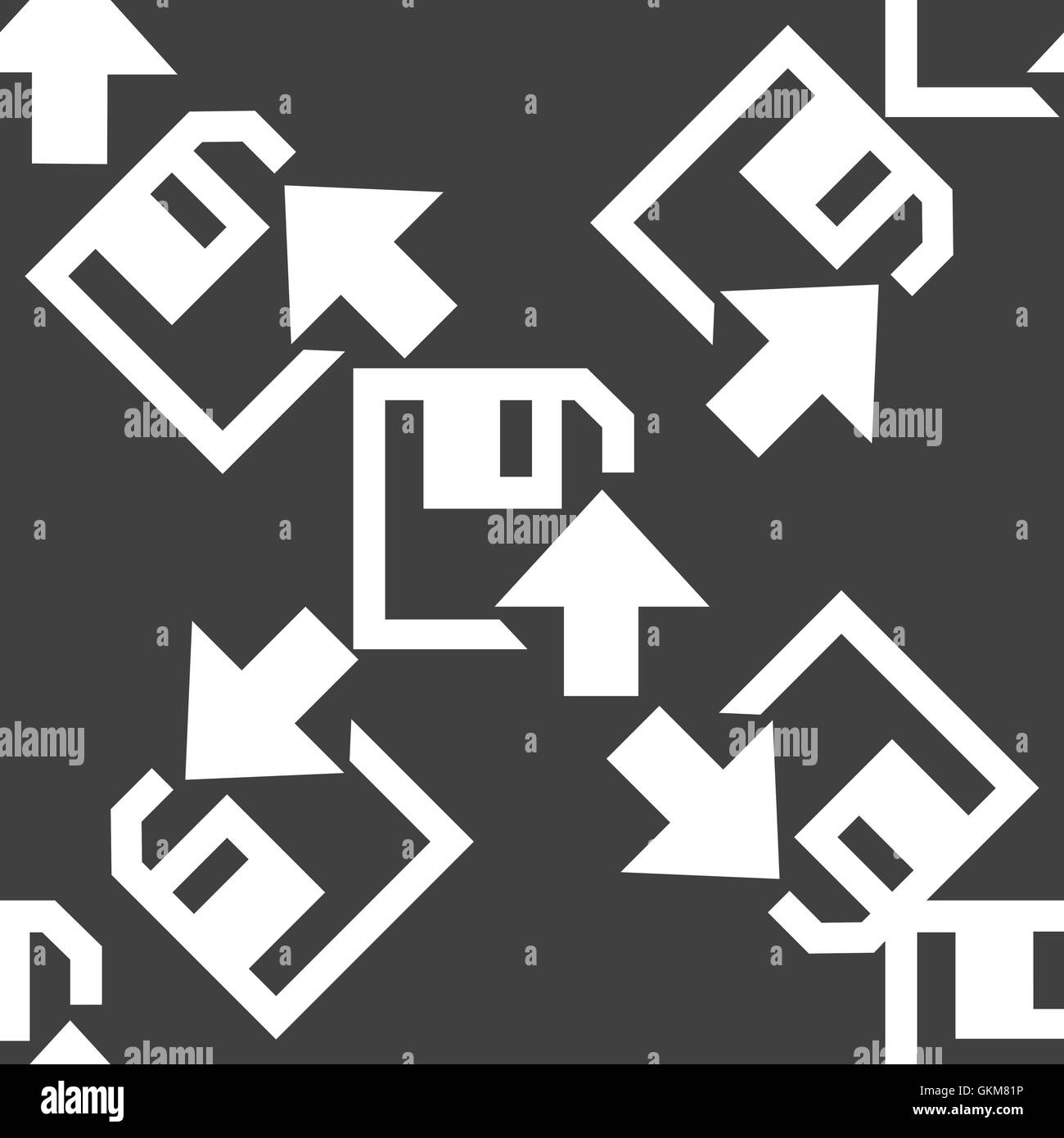 floppy disk upload web icon. flat design. Seamless pattern Stock Vector Image & Art - Alamy