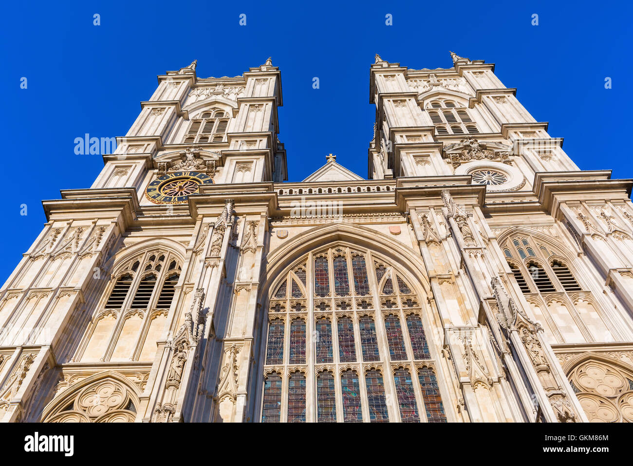 Western facade of westminster abbey hi-res stock photography and images ...