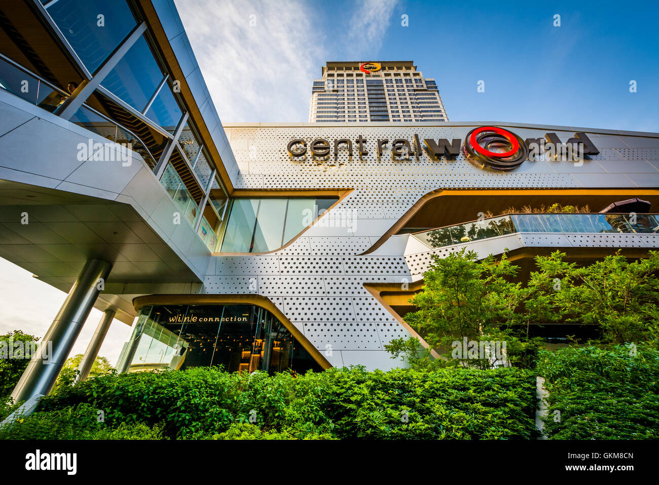 The exterior of the CentralWorld Mall, at Siam, in Bangkok, Thailand ...
