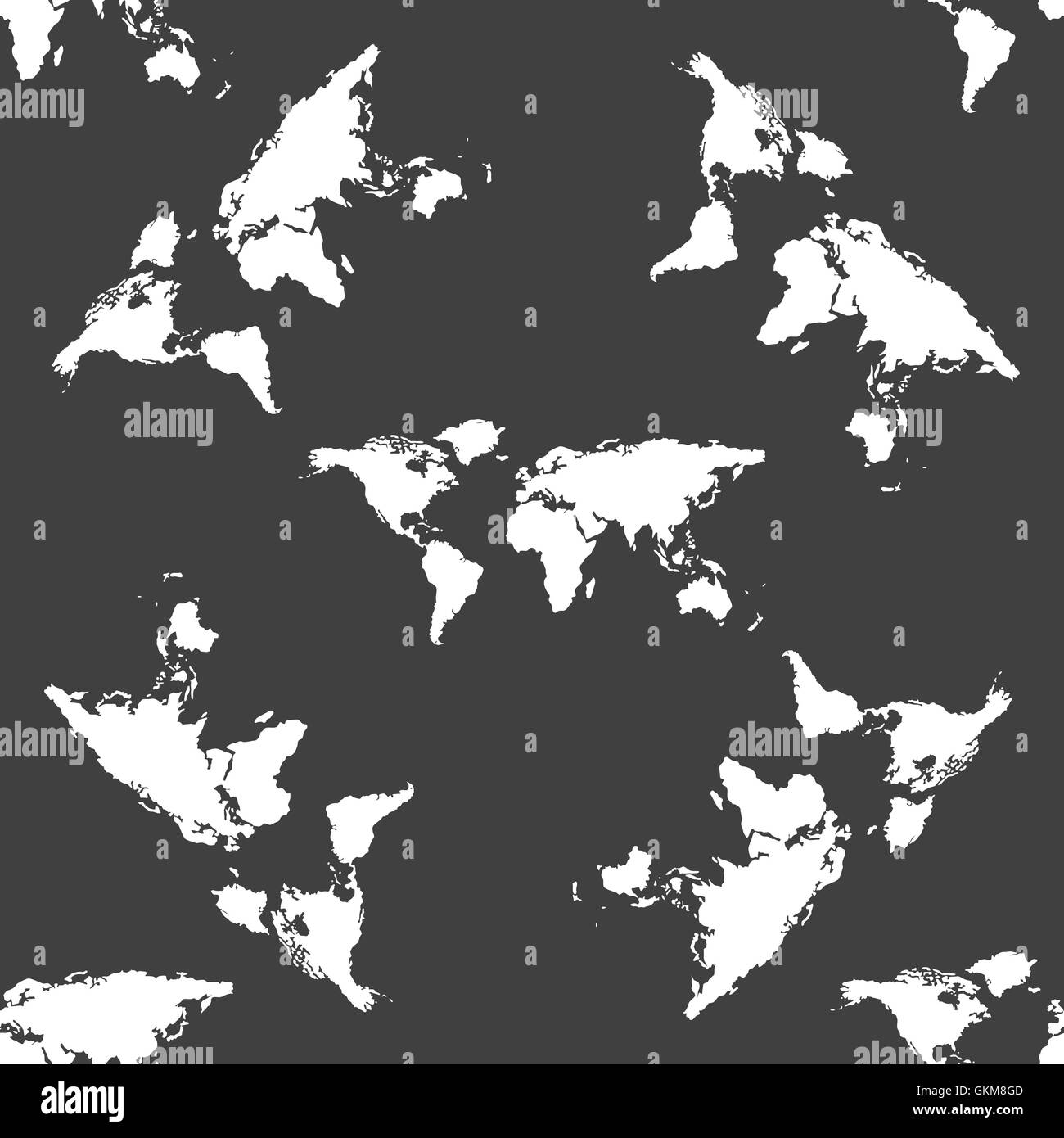 World map web icon. flat design. Seamless gray pattern Stock Vector Image & Art - Alamy