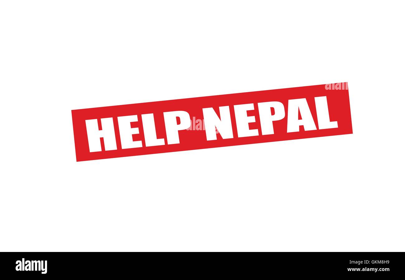 Nepal aid Stock Vector Images - Alamy