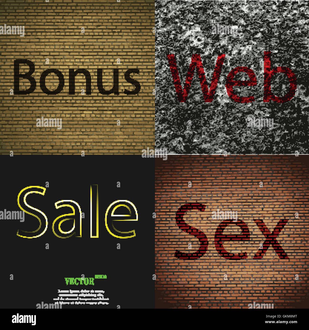 Set of the most popular web design icons on abstract background Stock ...