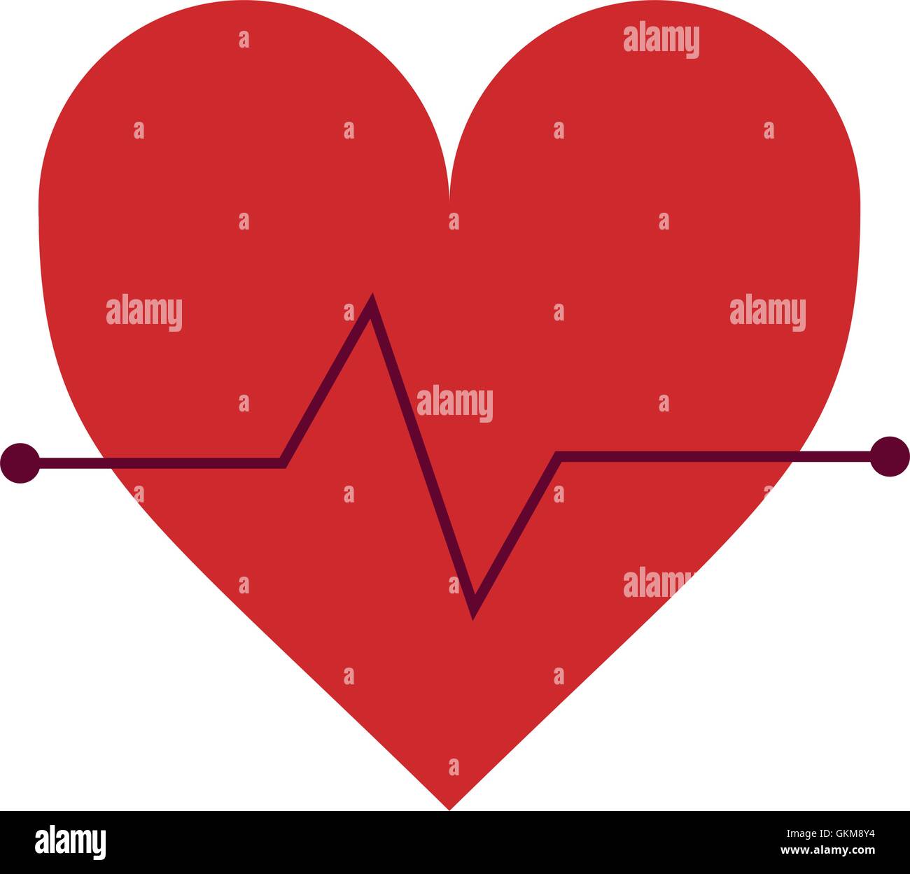 heart cardio healthy lifestyle gym design Stock Vector Image & Art - Alamy