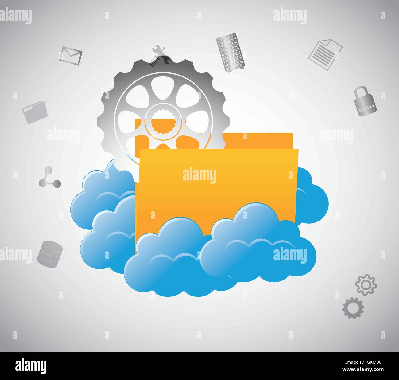 Web hosting file gear data center hi-res stock photography and images - Alamy
