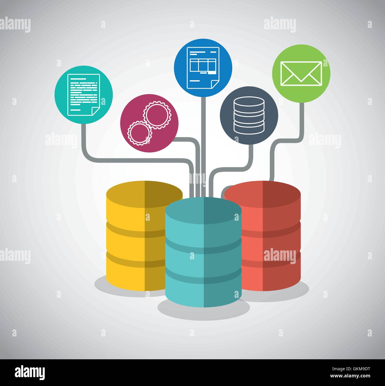 Web Hosting Icon Set Design Stock Vector Image And Art Alamy