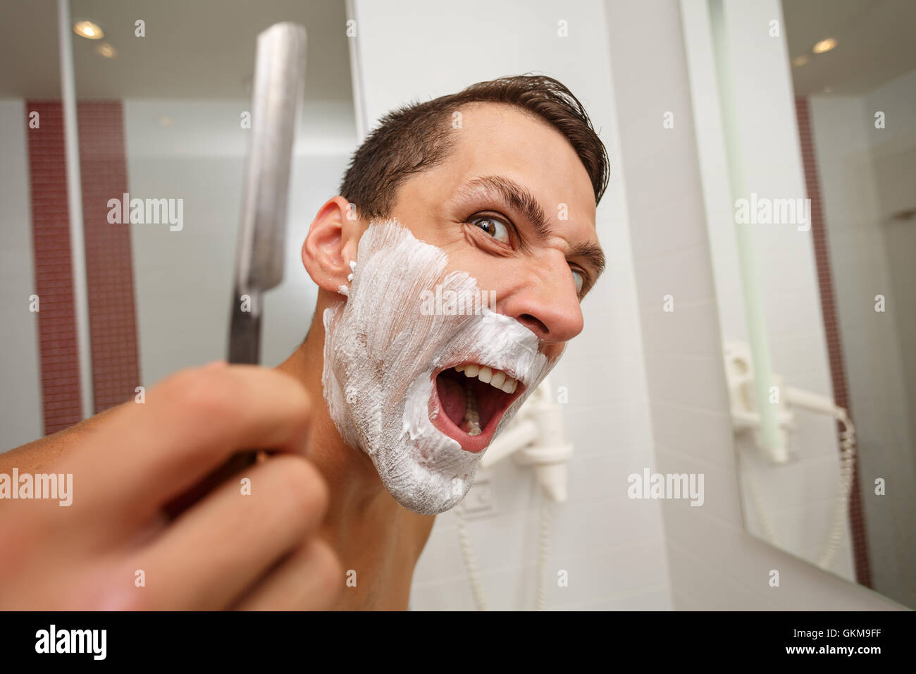 Vintage wet razor hi-res stock photography and images - Alamy