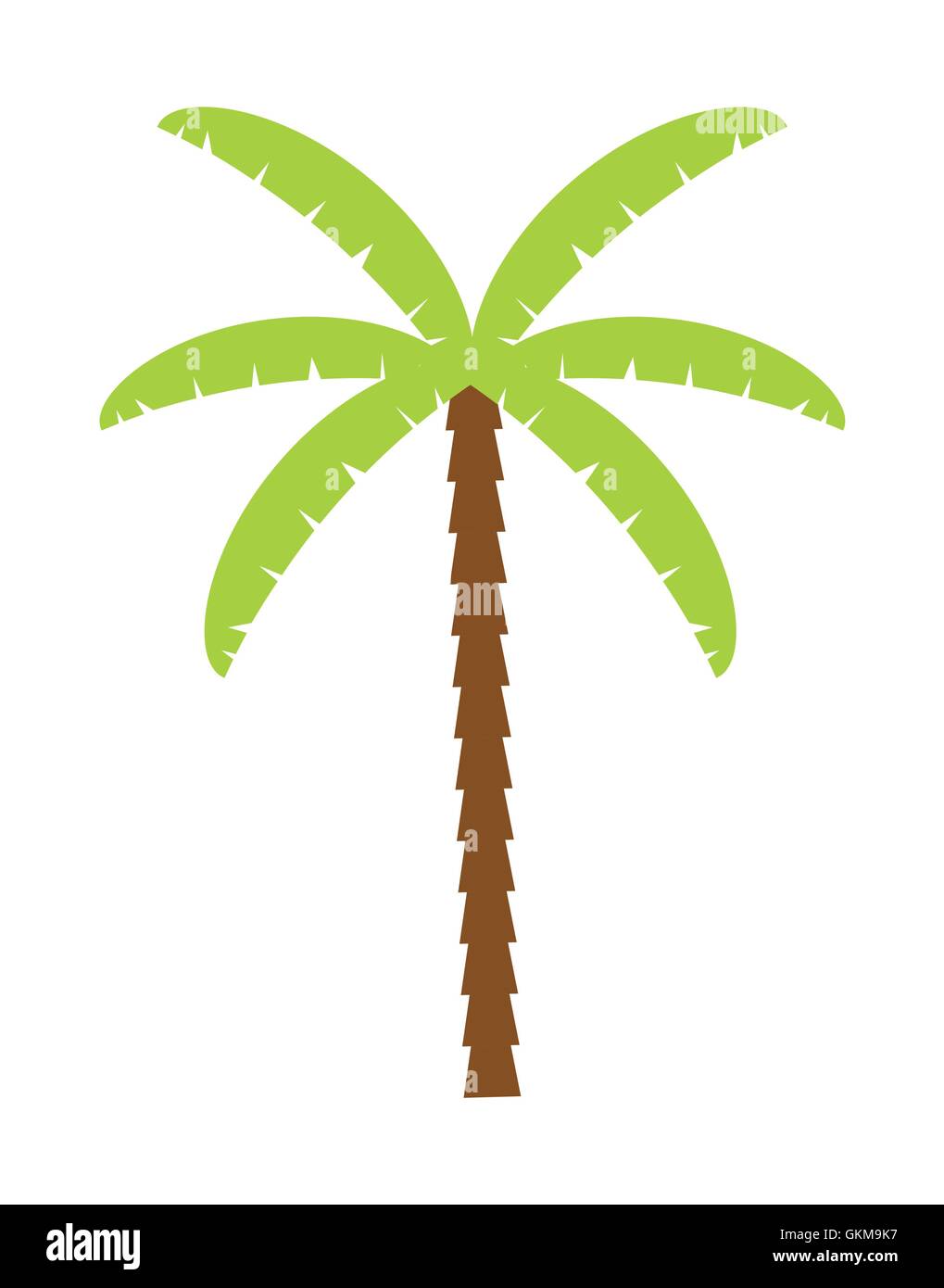 Palm tree nature plant design Stock Vector Image & Art - Alamy