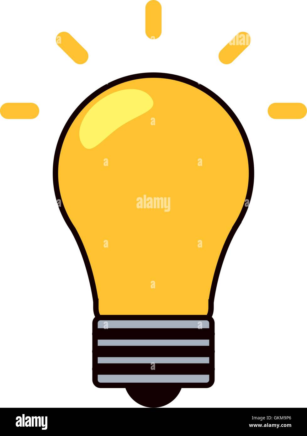 light bulb energy power design Stock Vector Image & Art - Alamy