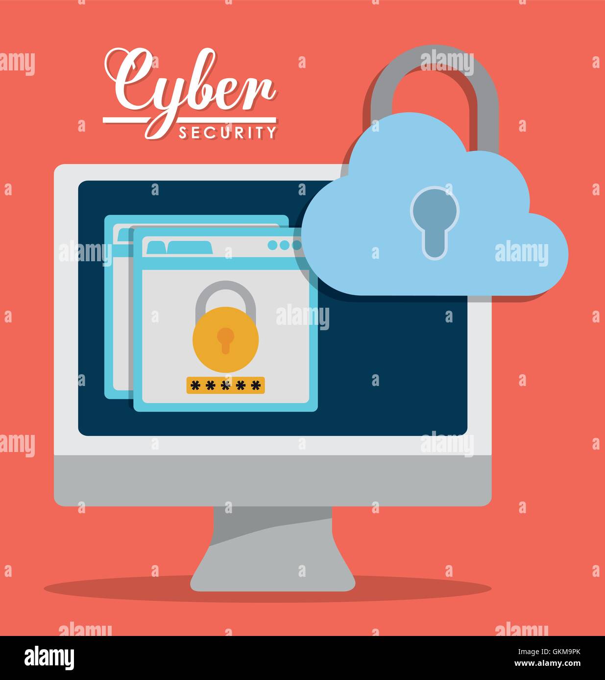 computer cyber security system design Stock Vector Image & Art - Alamy