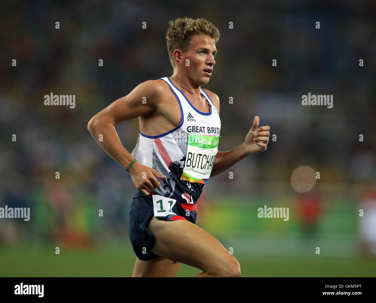 Great Britain's Andrew Butchart during the Men's 5000m final at the ...