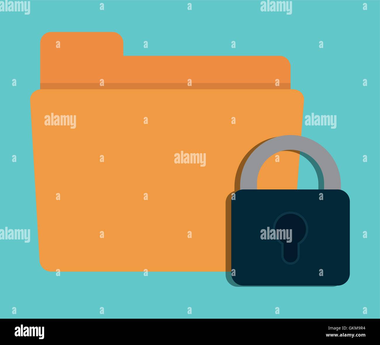 padlock file cyber security system design Stock Vector Image & Art - Alamy