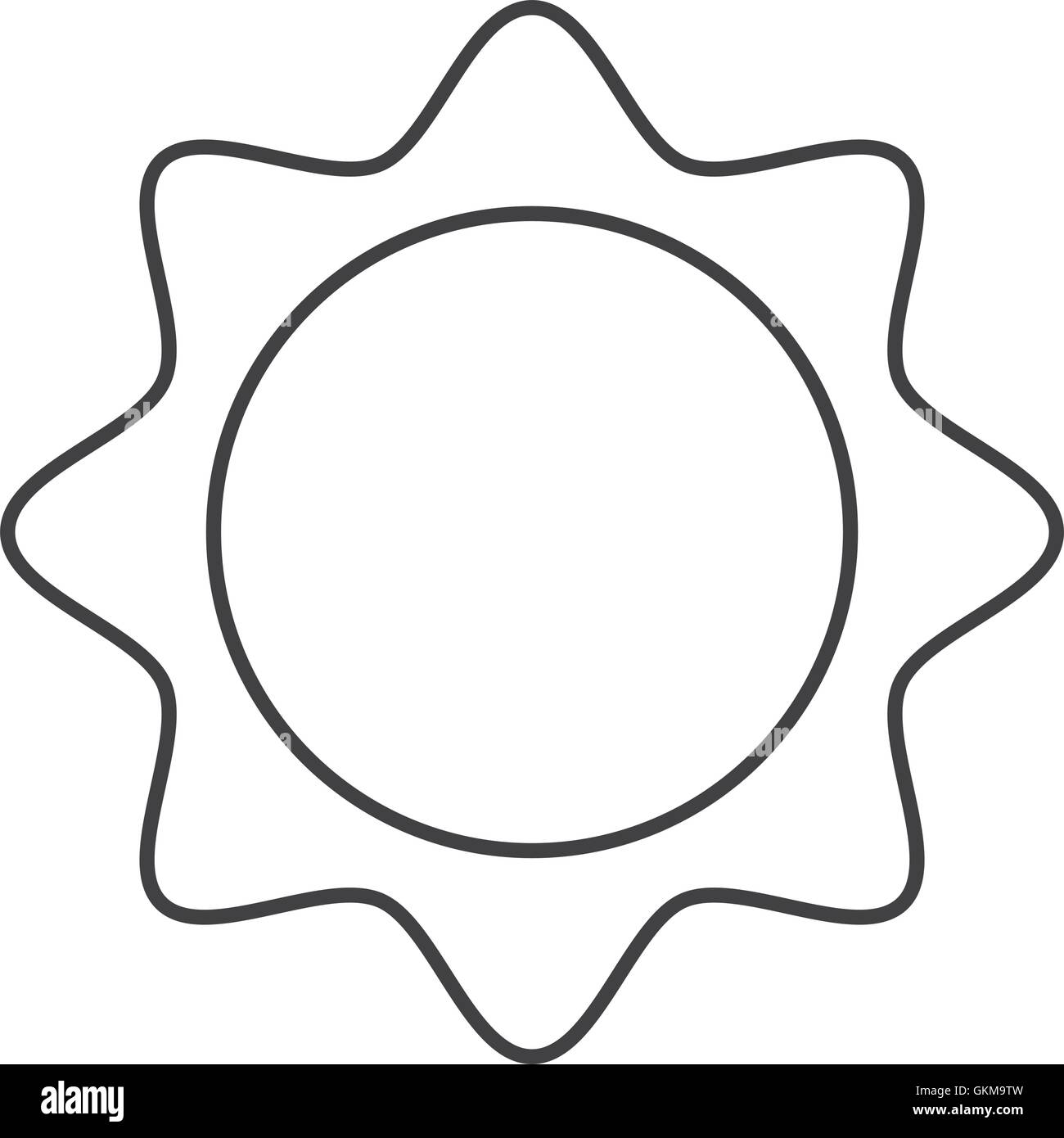 sun cartoon abstract design Stock Vector Image & Art - Alamy