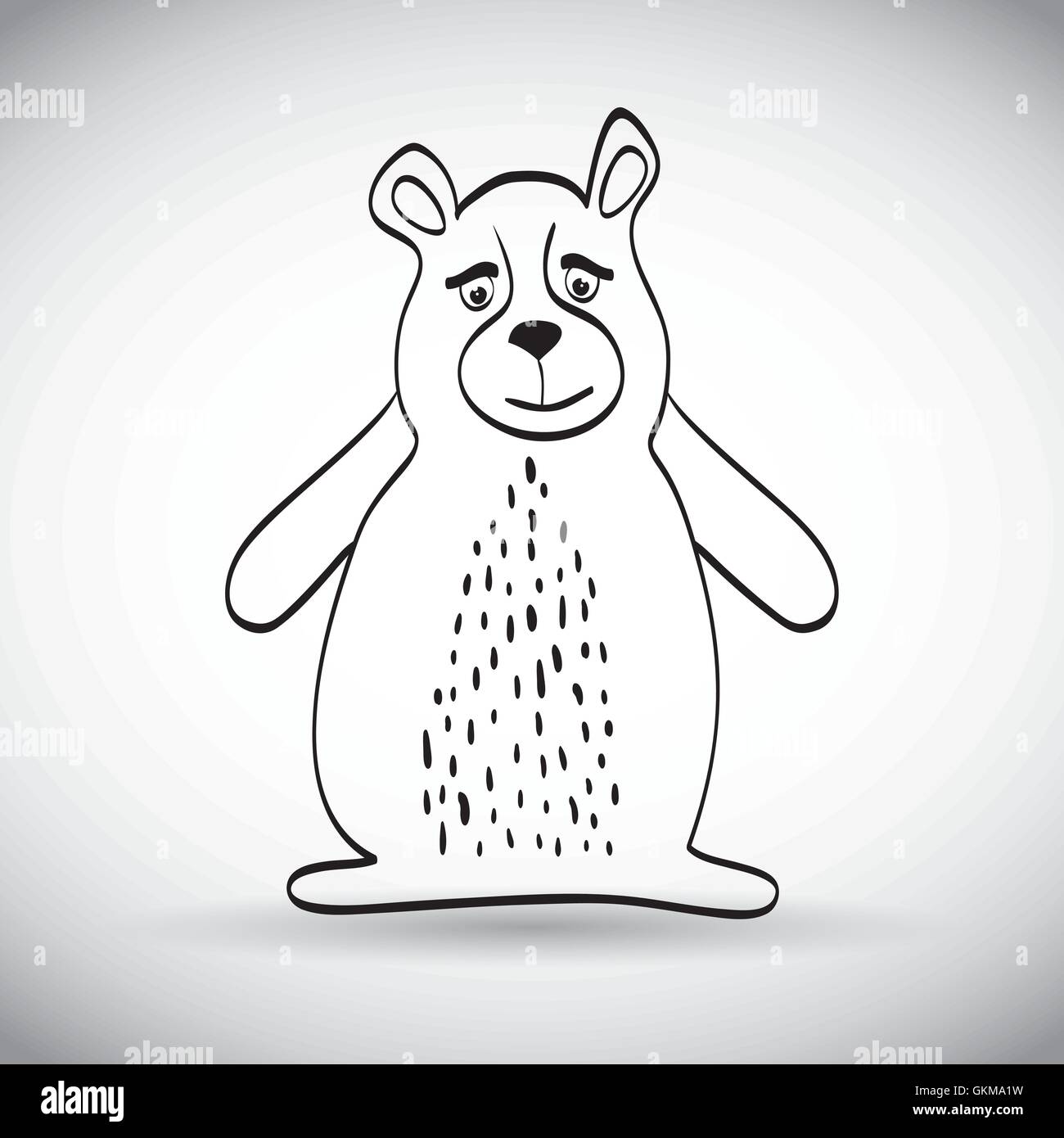 Bear cartoon design, vector illustration Stock Vector Image & Art - Alamy