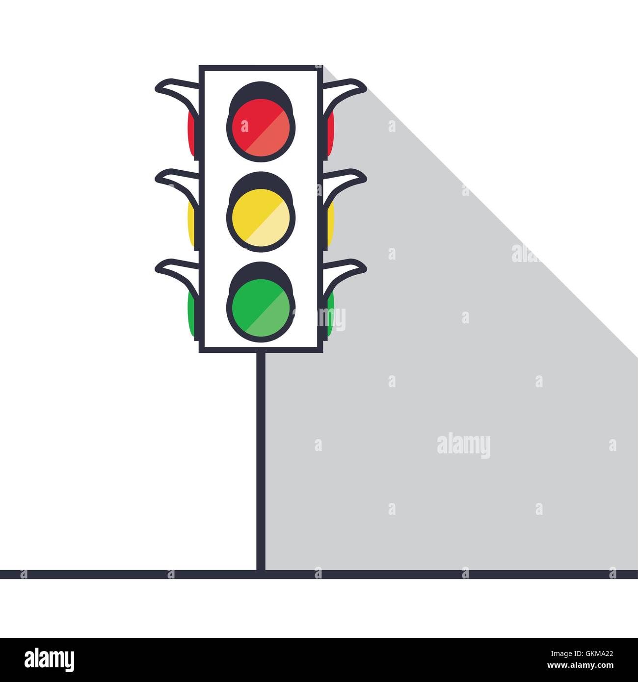 semaphore trafficlight sign design Stock Vector Image & Art - Alamy