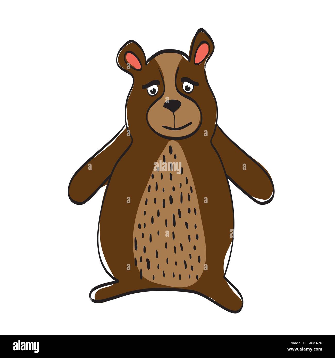 Bear cartoon design, vector illustration Stock Vector Image & Art - Alamy