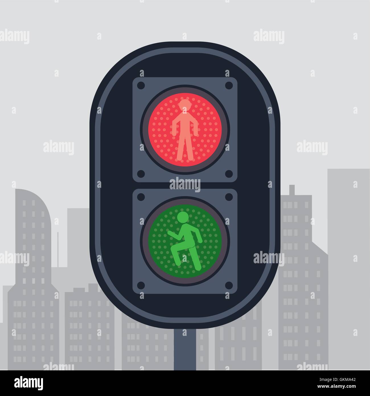 semaphore trafficlight sign design Stock Vector Image & Art - Alamy