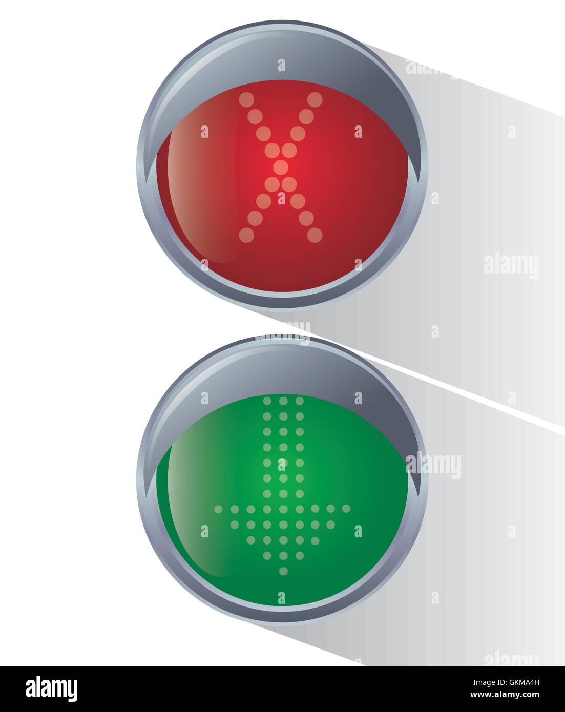 semaphore trafficlight sign design Stock Vector Image & Art - Alamy