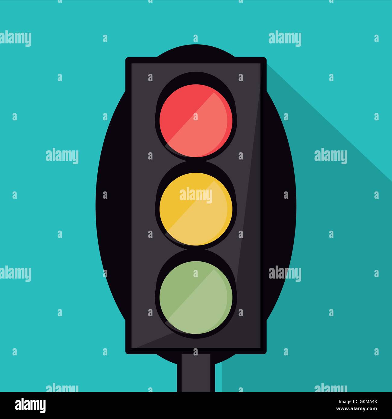 semaphore trafficlight sign design Stock Vector Image & Art - Alamy