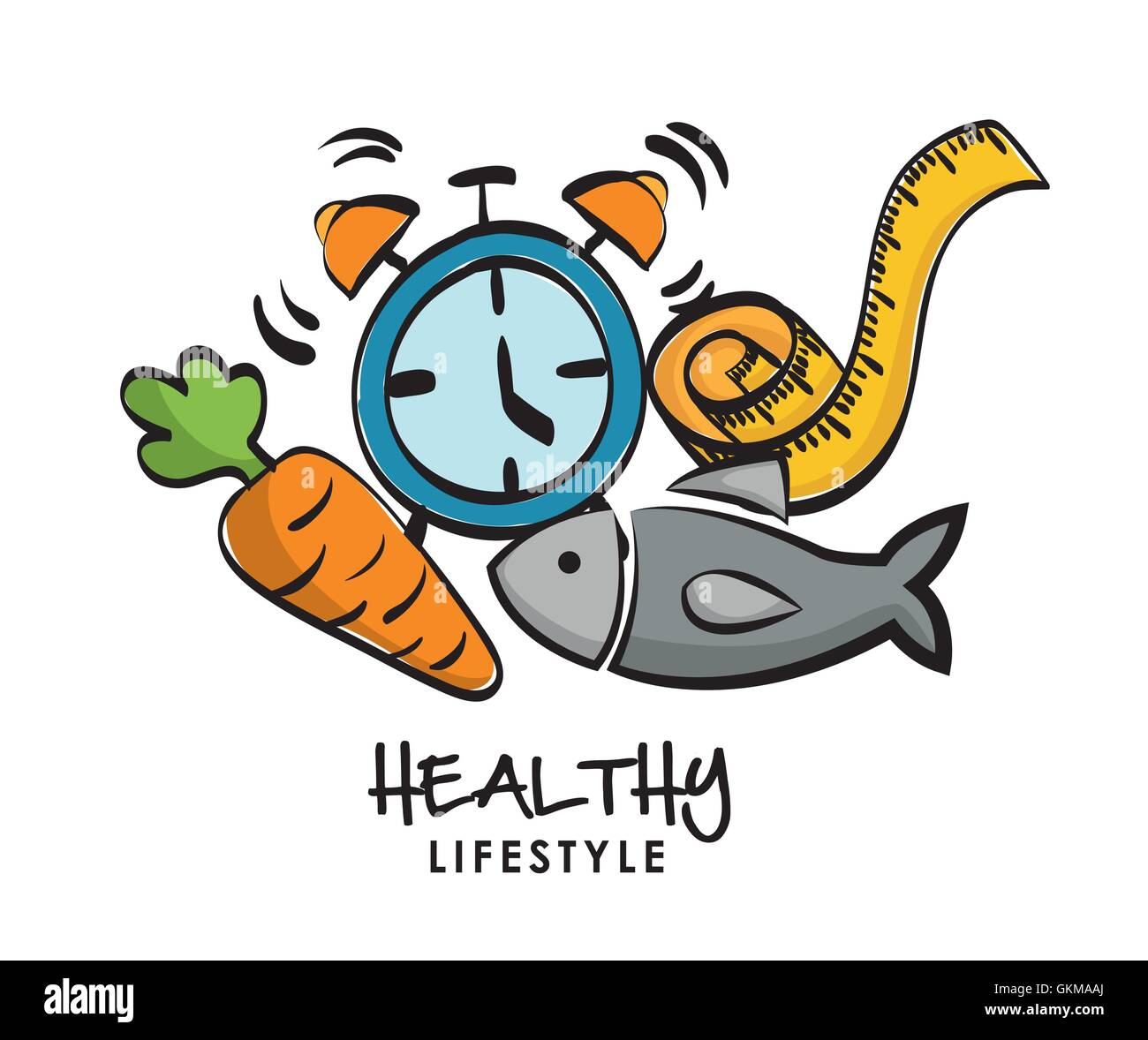 Healthy lifestyle design, vector illustration Stock Vector Image & Art ...