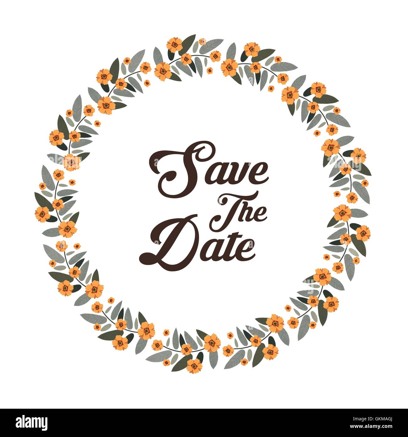 Save the date graphic design, vector illustration Stock Vector Image ...