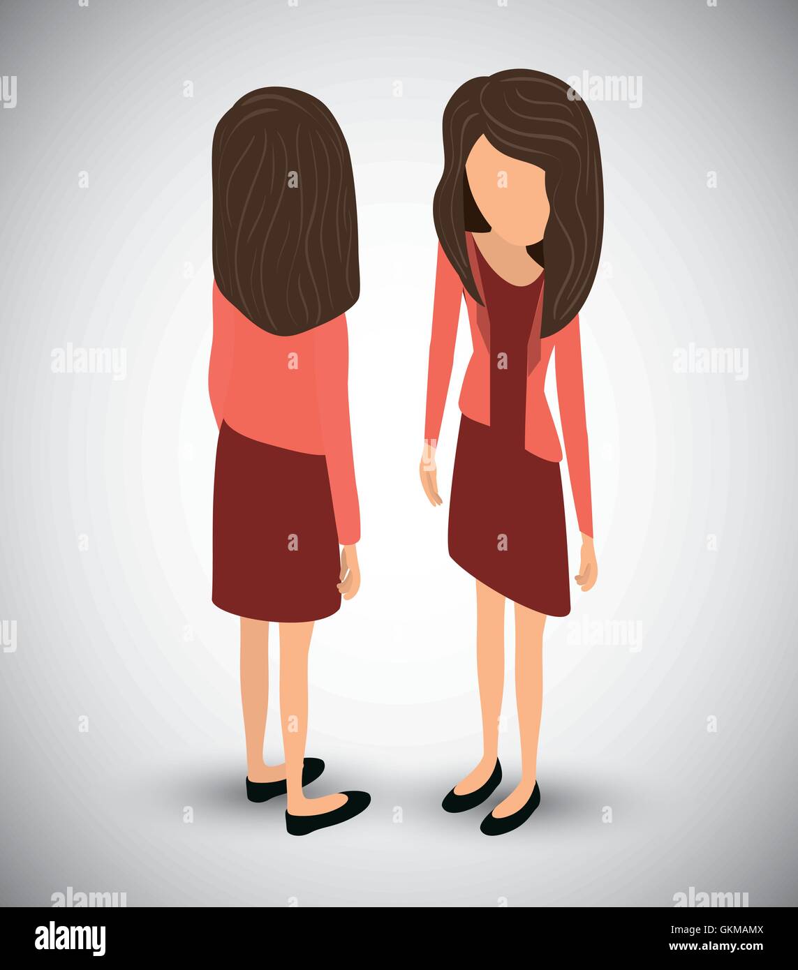 Isometric people graphic design, vector illustration Stock Vector Image ...