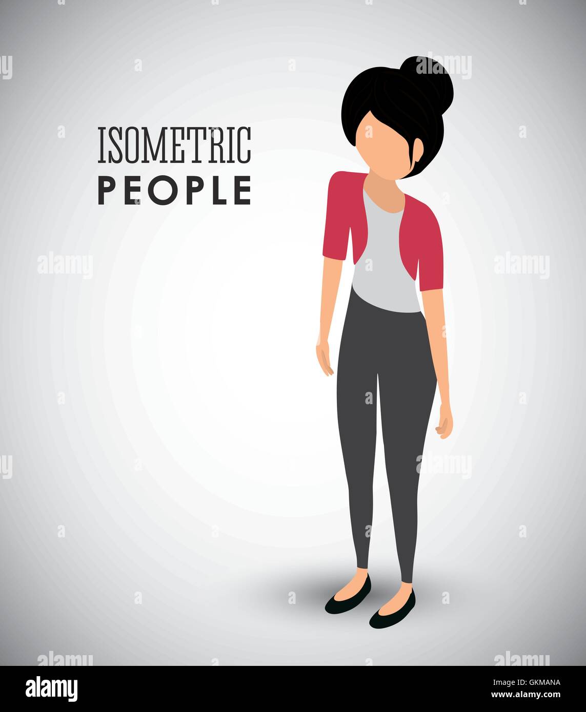 Isometric people graphic design, vector illustration Stock Vector Image ...