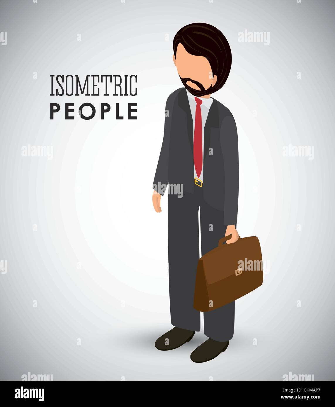 Isometric people graphic design, vector illustration Stock Vector Image ...