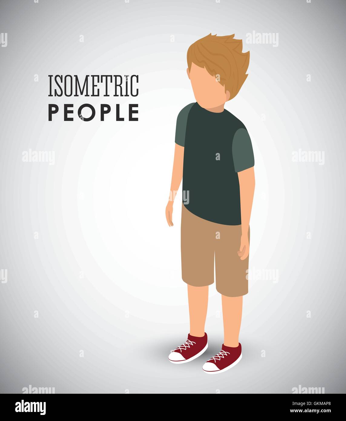 Isometric people graphic design, vector illustration Stock Vector Image ...