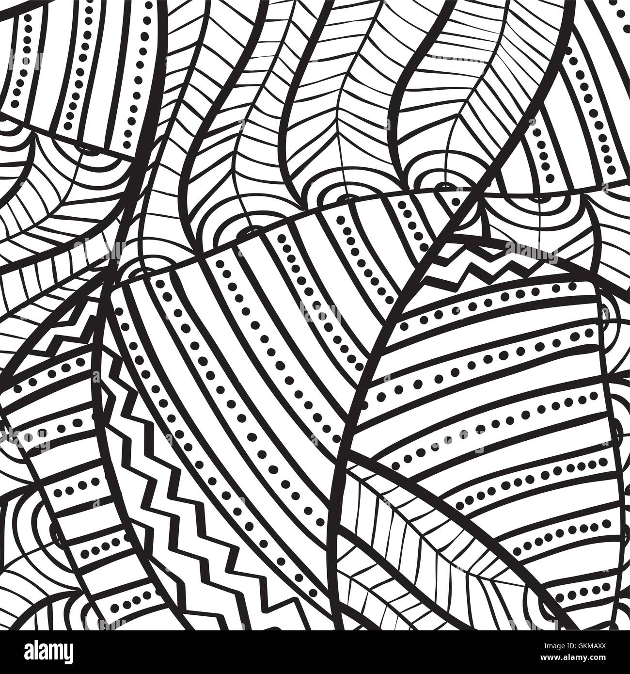 Black and White draw design, abstract vector Stock Vector Image & Art ...