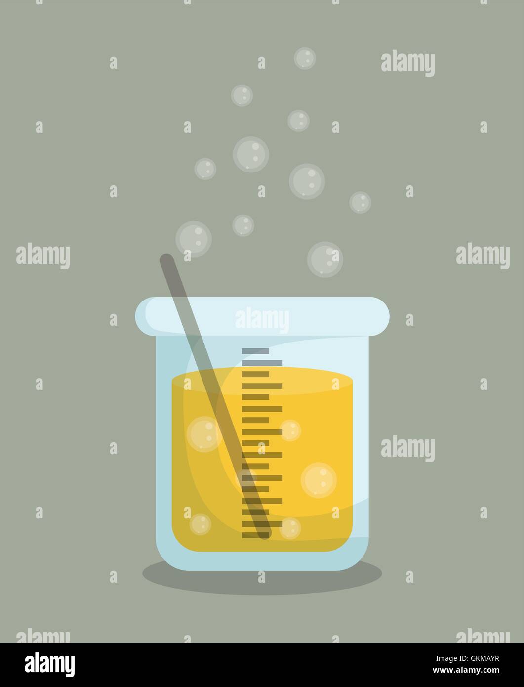 Graphic design of Chemical Laboratory , vector illustration Stock ...