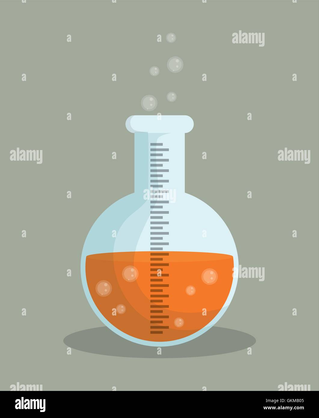 Graphic design of Chemical Laboratory , vector illustration Stock ...
