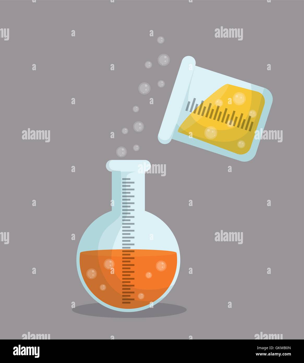Graphic design of Chemical Laboratory , vector illustration Stock ...