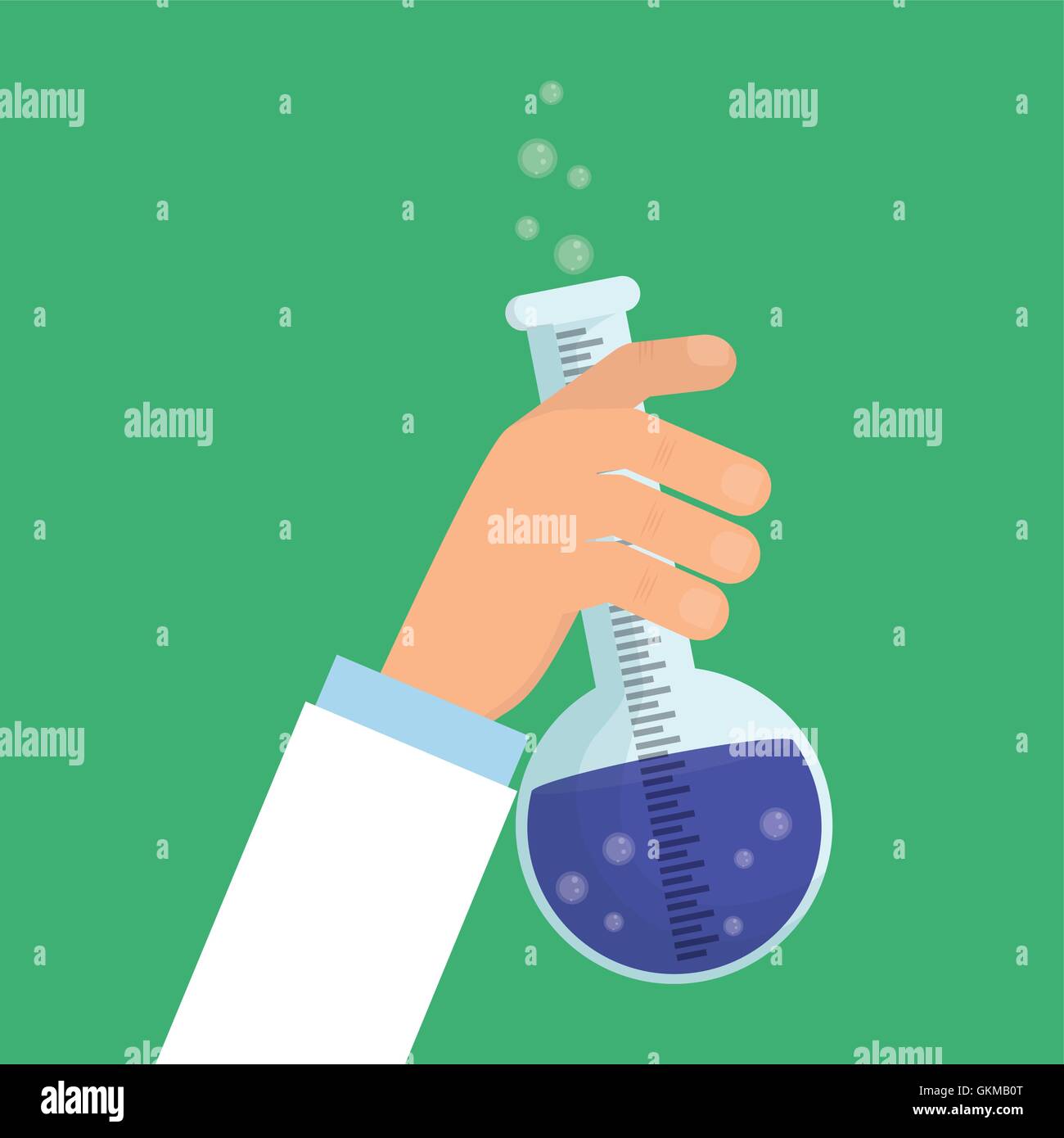 Graphic design of Chemical Laboratory , vector illustration Stock ...