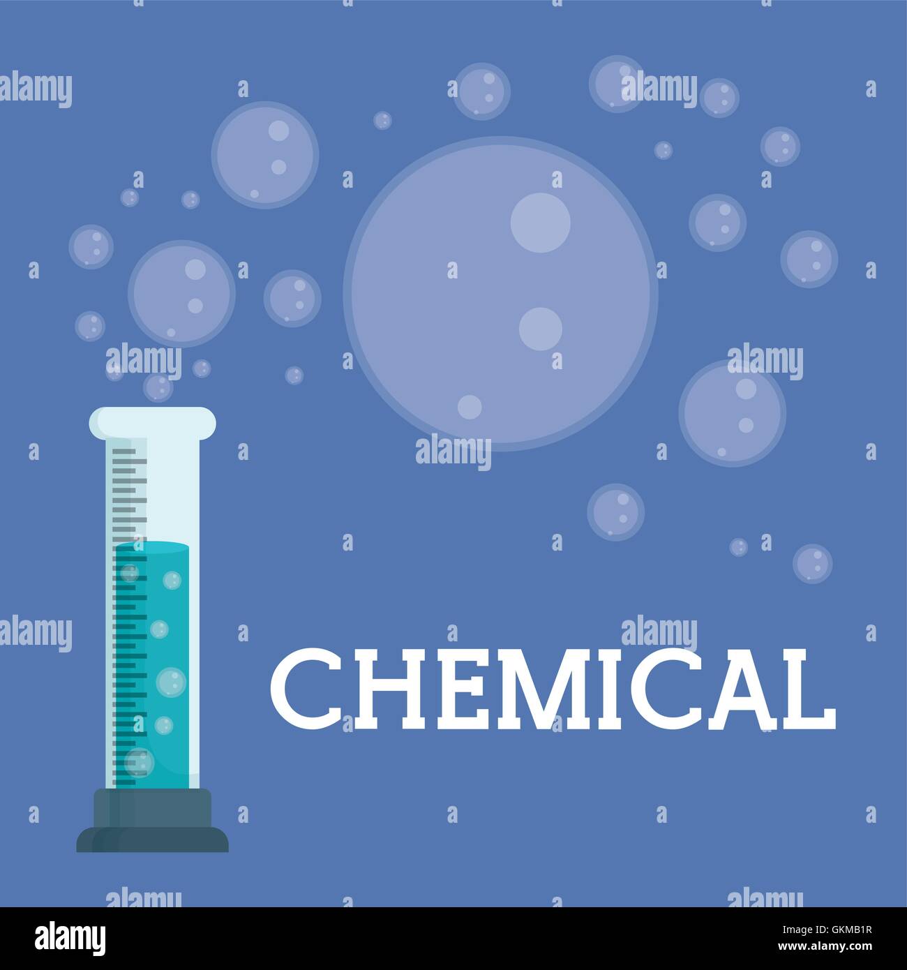 Graphic design of Chemical Laboratory , vector illustration Stock ...
