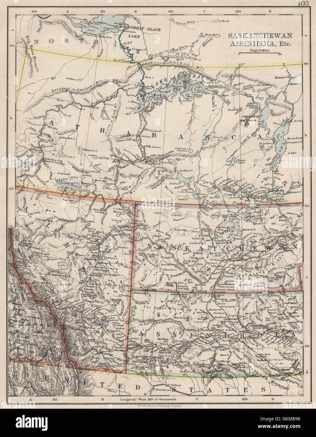 Assiniboia saskatchewan map hi-res stock photography and images - Alamy
