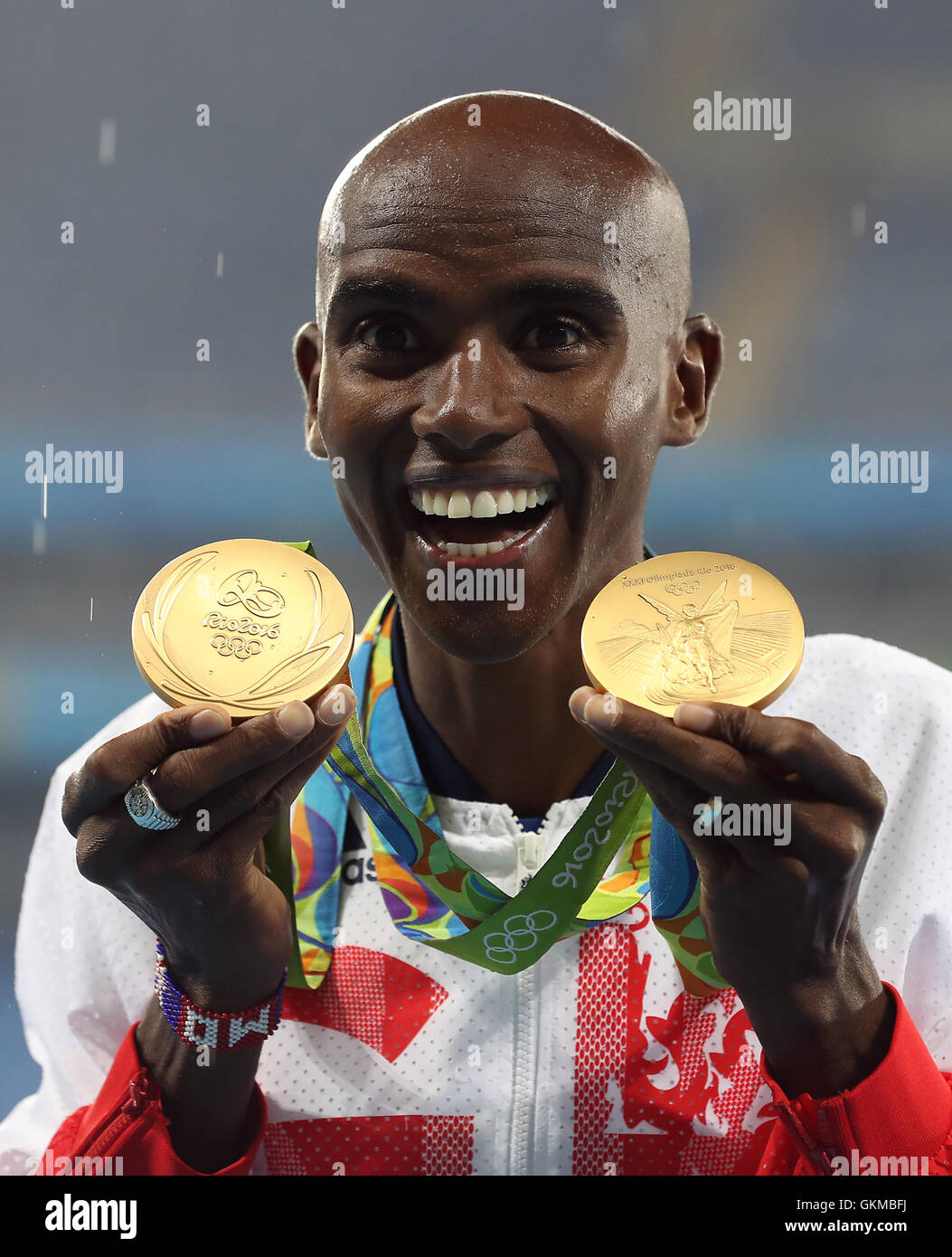 Mo farah gold medals hi-res stock photography and images - Alamy