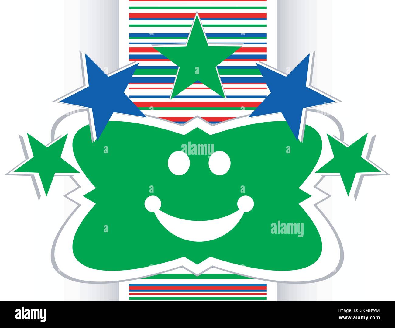 Smile icon glossy button Stock Vector Image & Art - Alamy