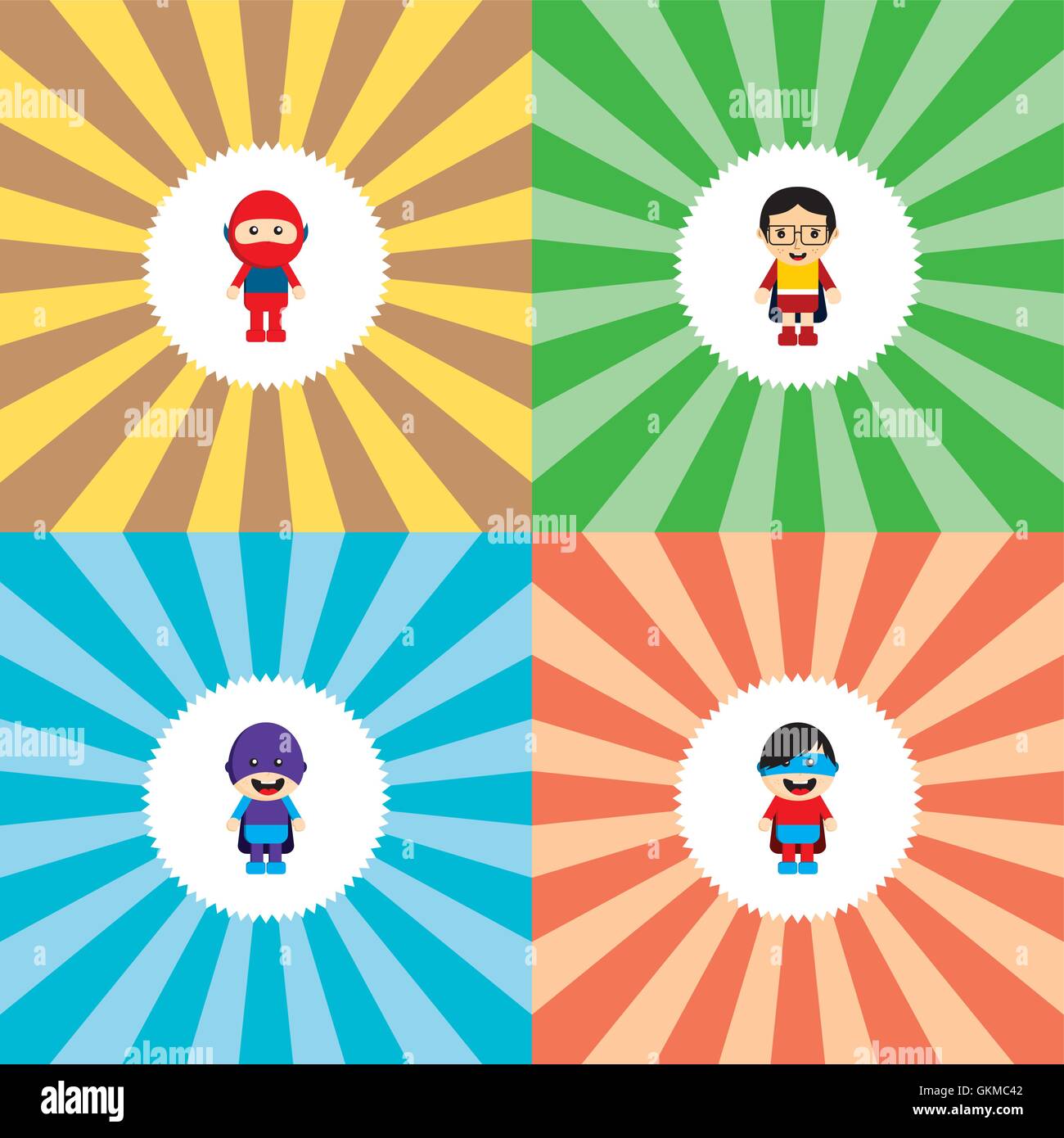 superhero cartoon character Stock Vector Image & Art - Alamy