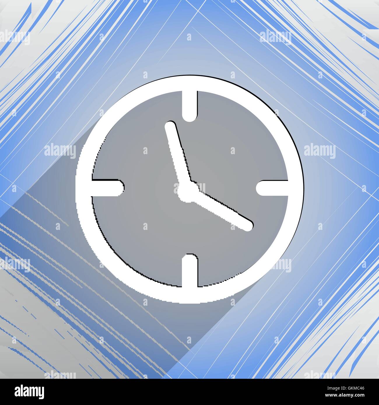 Creative clock Stock Vector Images - Alamy