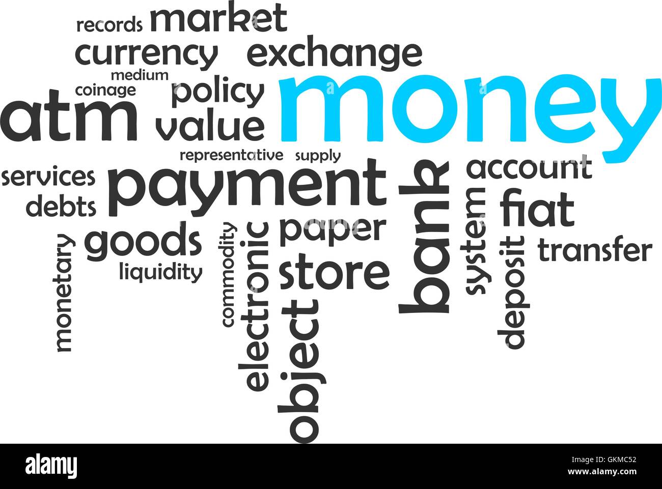 word cloud - money Stock Vector Image & Art - Alamy