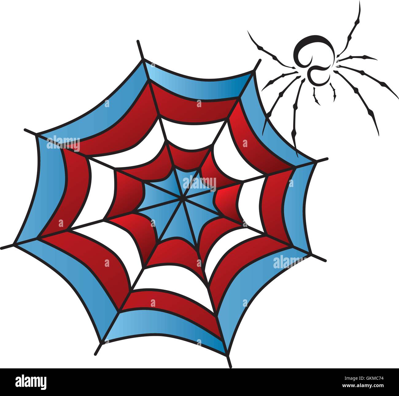 color spiderweb art Stock Vector Image & Art - Alamy